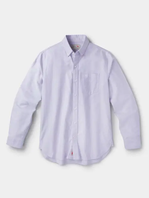 AUBIN Aldridge Oxford Button Down Shirt - Lavender