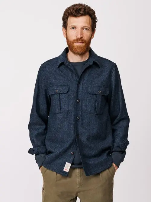 AUBIN Ravendale Wool Shirt