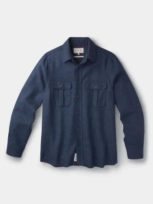 AUBIN Ravendale Wool Shirt