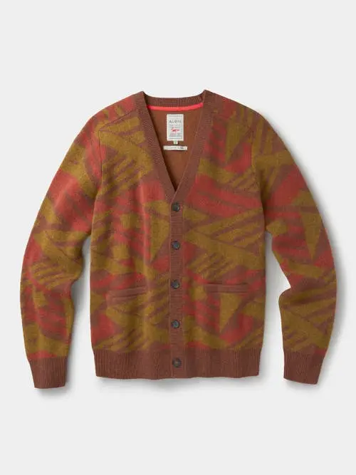 AUBIN Blake Wool-cashmere Blend Cardigan