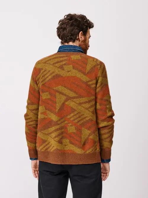 AUBIN Blake Wool-cashmere Blend Cardigan