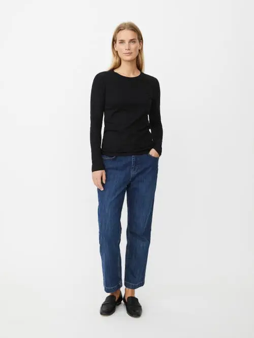 MASAI COPENHAGEN Mabellarim Long Sleeve Top - Black