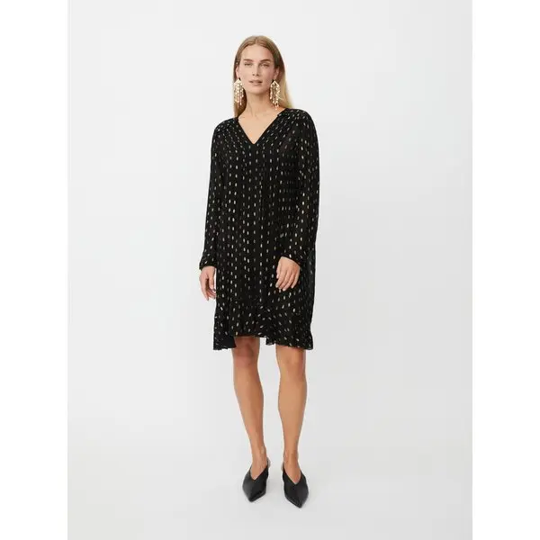 MASAI COPENHAGEN Long Sleeve V-neck A-line Dress