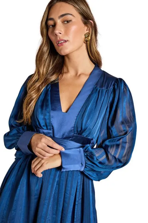 Coast V-neck Long Sleeve Maxi Dress
