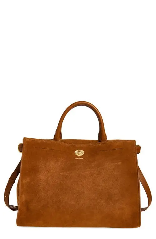 Burberry Medium Cotswolds Suede Tote