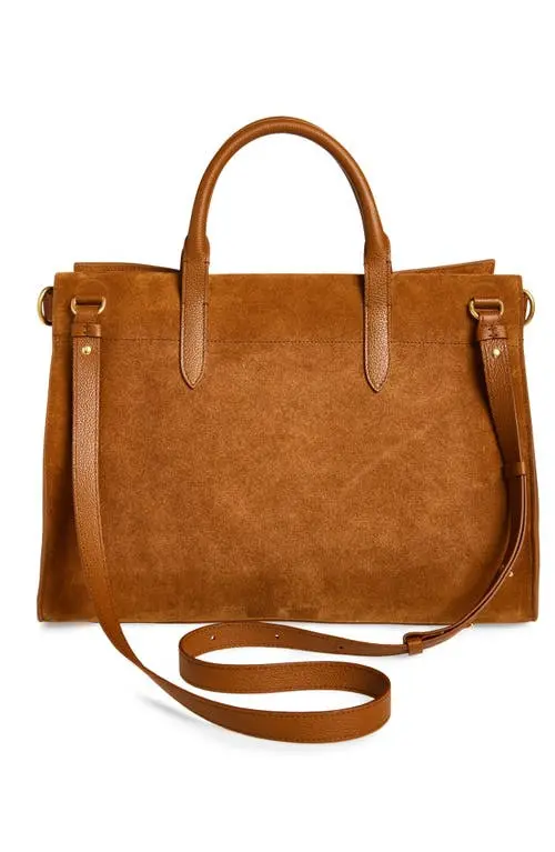 Burberry Medium Cotswolds Suede Tote