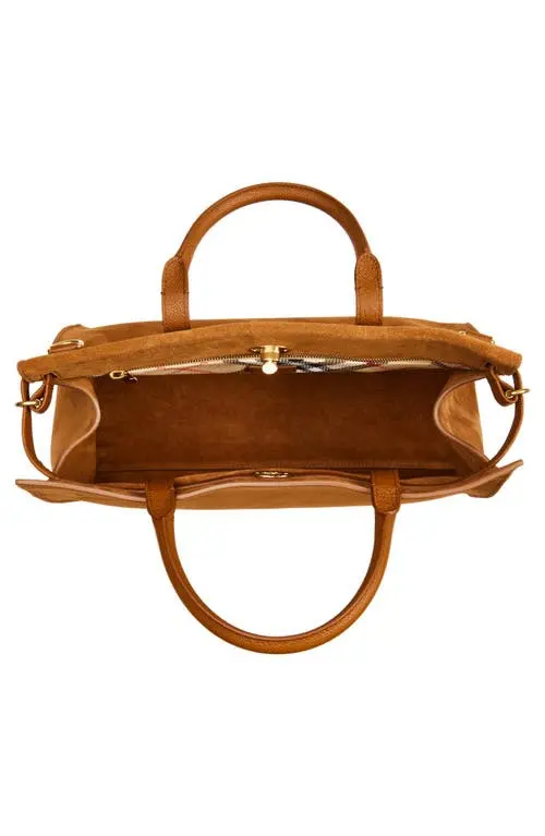 Burberry Medium Cotswolds Suede Tote