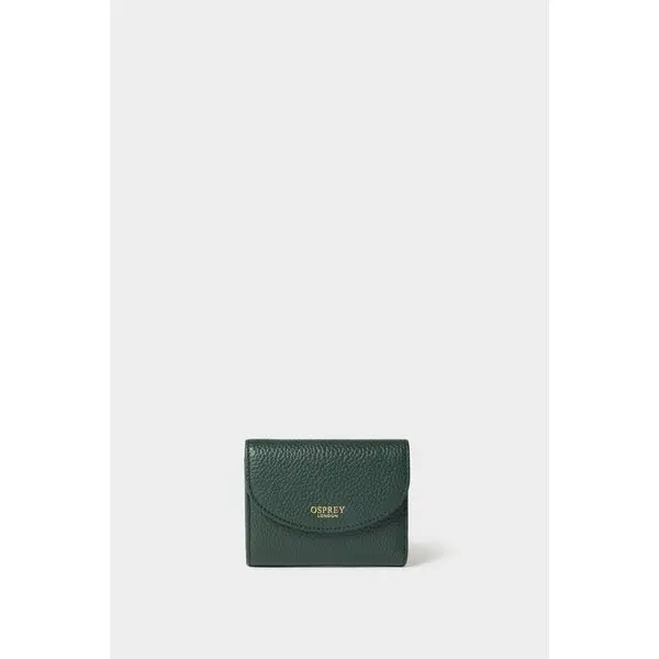OSPREY LONDON The Core Small Leather Matinee Purse - Forest
