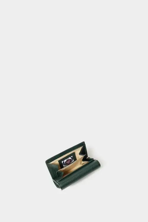 OSPREY LONDON The Core Small Leather Matinee Purse - Forest