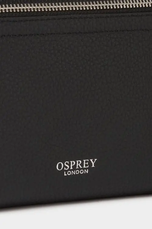 OSPREY LONDON The Stella Leather Crossbody Bag - Black