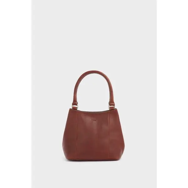 OSPREY LONDON The Narissa Small Leather Hobo Bag
