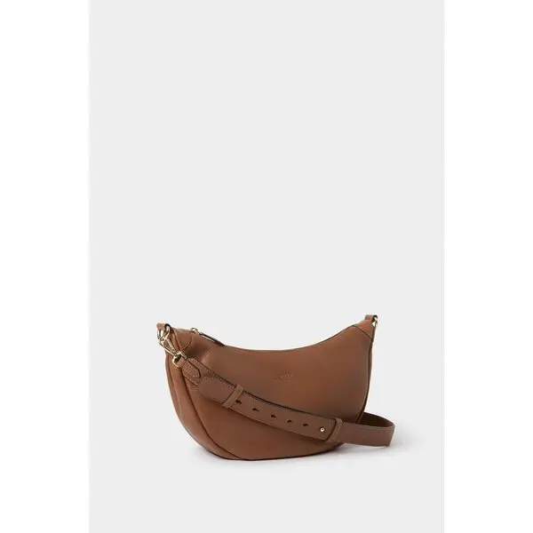 OSPREY LONDON The Oxford Leather Sling Bag - Tan