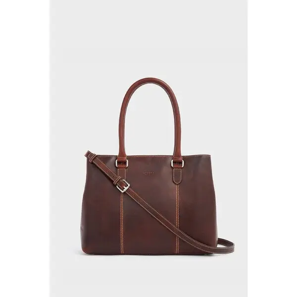 OSPREY LONDON The Madden Leather Shoulder Bag