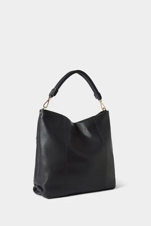 OSPREY LONDON The Carina Large Leather Hobo Bag