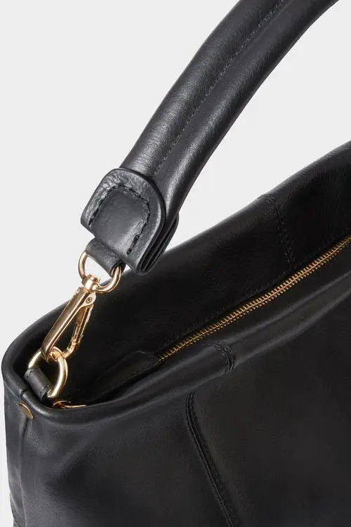 OSPREY LONDON The Carina Large Leather Hobo Bag