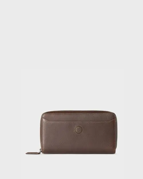 OSPREY LONDON The Compass Leather Travel Wallet