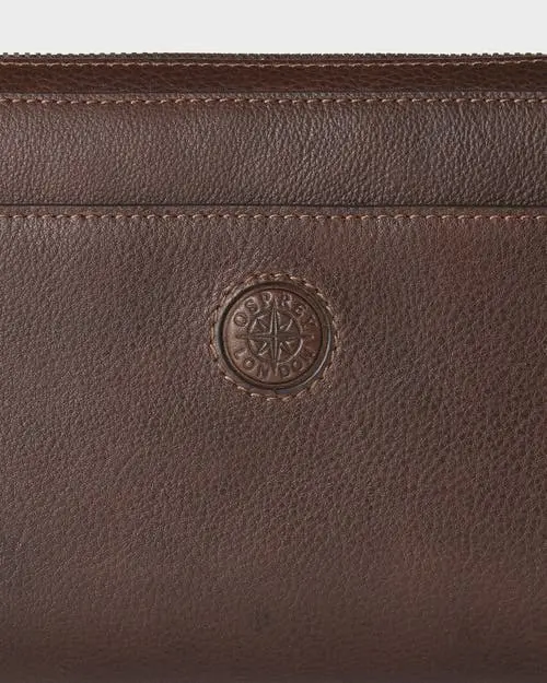 OSPREY LONDON The Compass Leather Travel Wallet