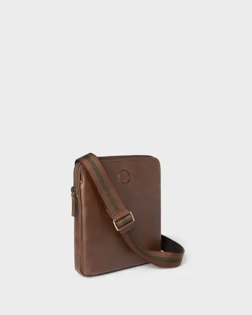 OSPREY LONDON The Compass Small Leather Messenger Bag
