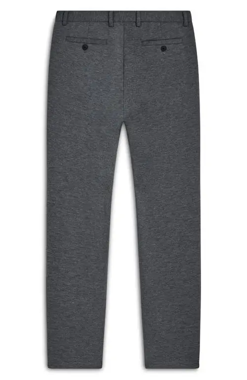 Bugatchi Slim Tailored Fit Knit Dress Pants - Anthracite