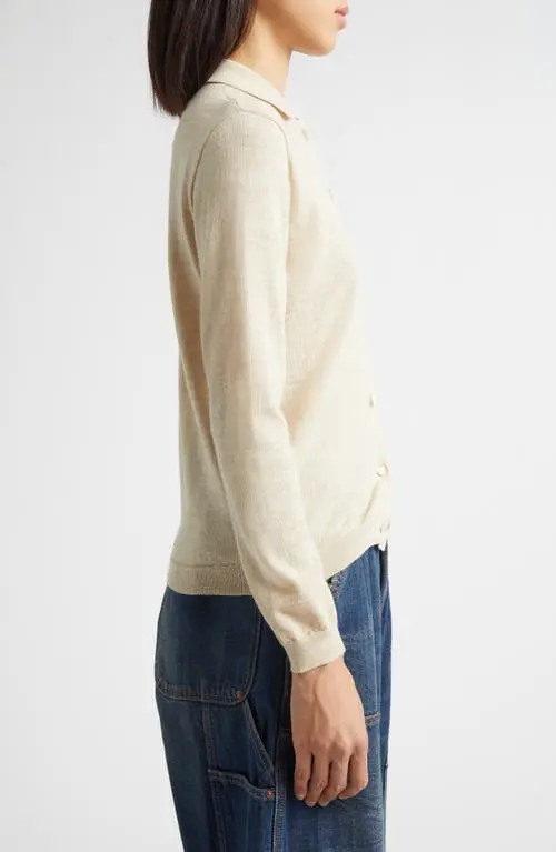 MAISON MARGIELA Charles Patching Wool Blend Cardigan