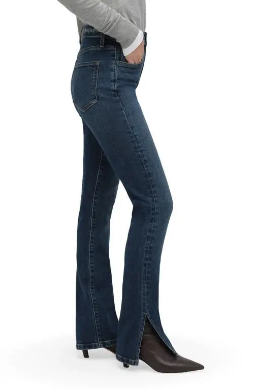 FAVORITE DAUGHTER Valentina Split Hem Bootcut Jeans
