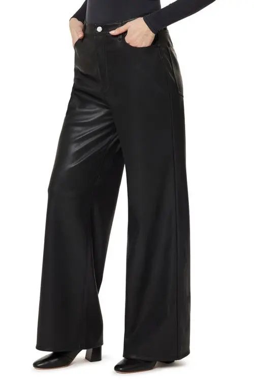Habitual Wide Leg Faux Leather Pants