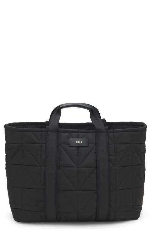 Hugo Palmah Ny Quilted Tote - Black
