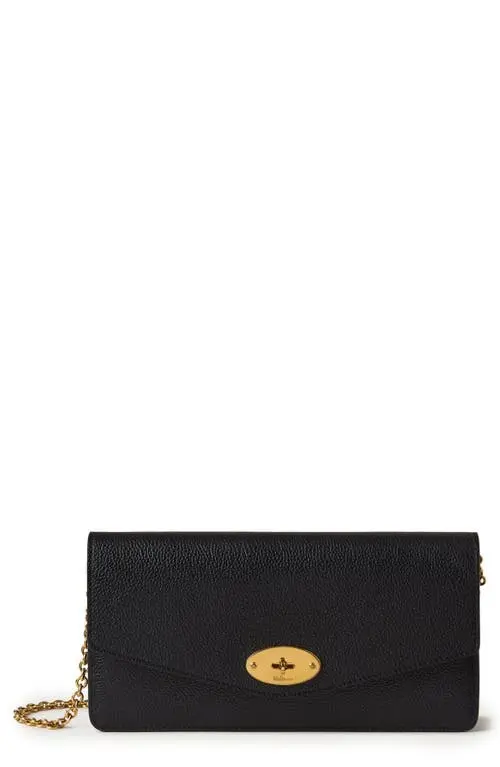 Mulberry Darley Leather Clutch - Black