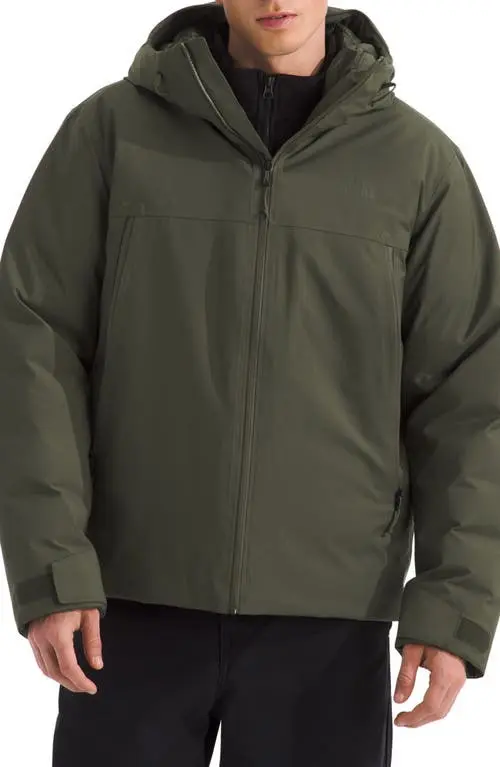 The North Face Mountain Range Waterproof Down Jacket - New Taupe Green