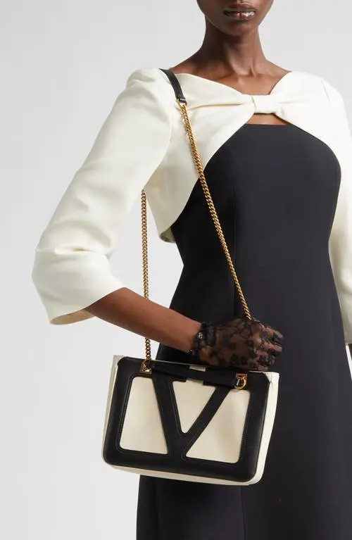 Valentino Garavani Small Viva Superstar Leather Tote