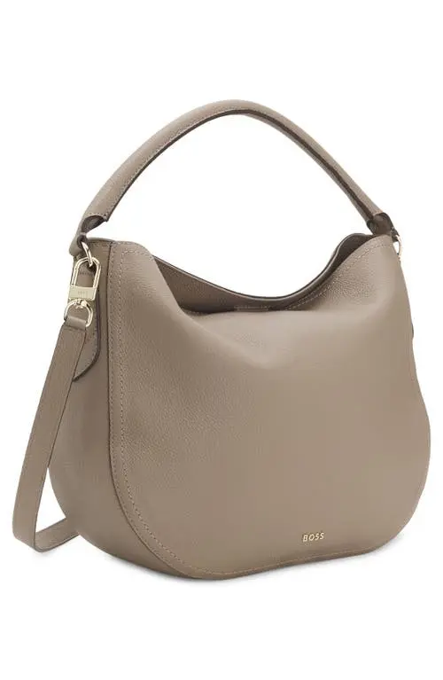 Hugo Lenah Leather Shoulder Bag - Open Brown