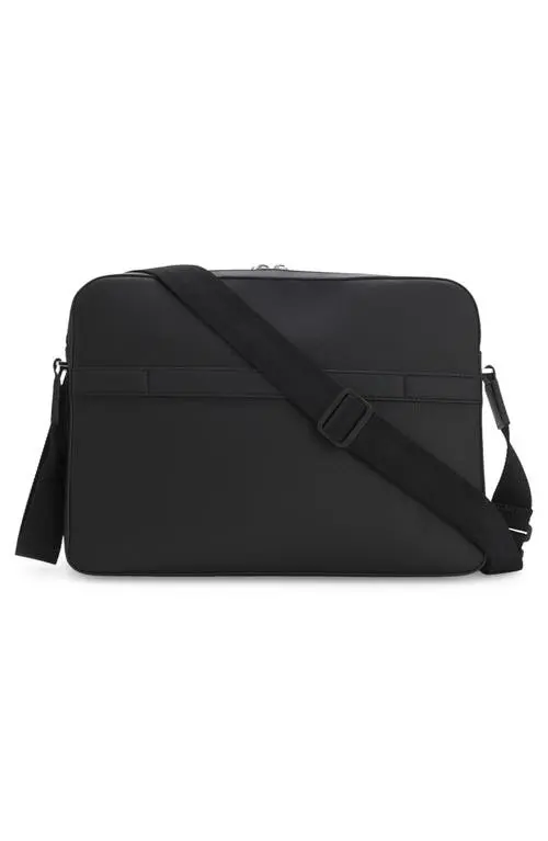 Hugo Ray Faux Leather Messenger Bag