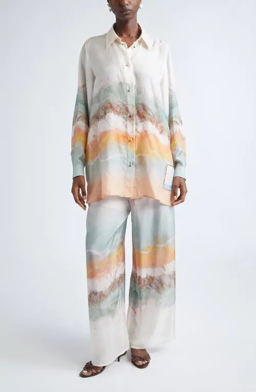 Zimmermann Daylight Relaxed Silk Shirt