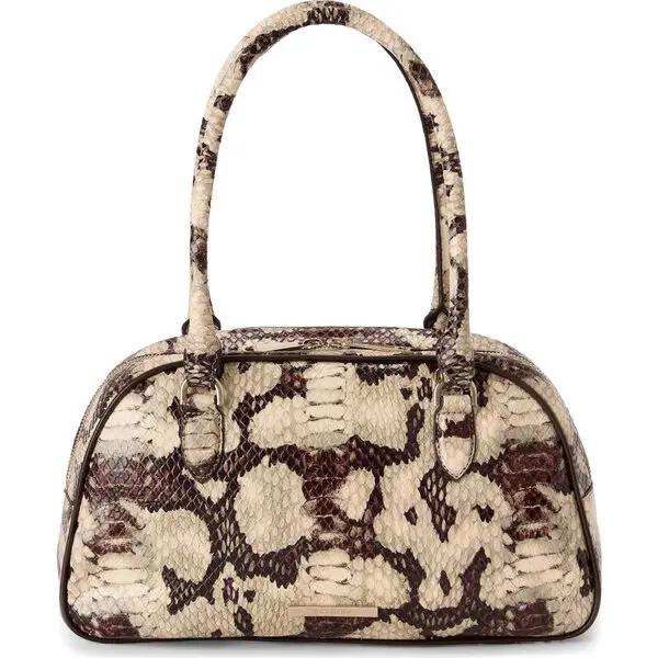 Brahmin Angie Leather Barrel Bag