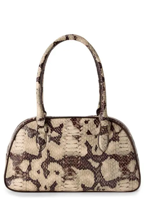 Brahmin Angie Leather Barrel Bag