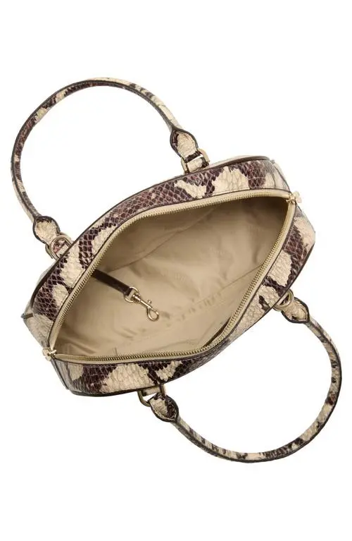 Brahmin Angie Leather Barrel Bag