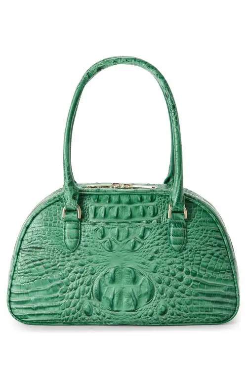 Brahmin Angie Leather Barrel Bag - Palm