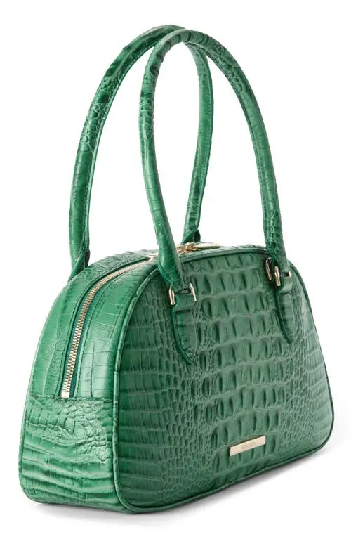 Brahmin Angie Leather Barrel Bag - Palm