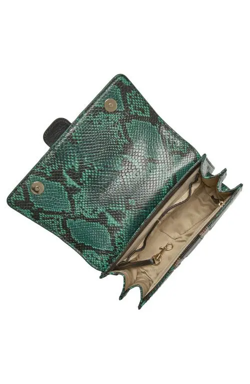 Brahmin Small Hallie Leather Top Handle Bag