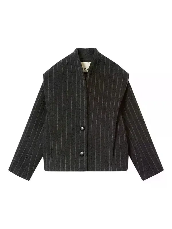 Isabel Marant Étoile Dyogo Pinstripe Wool Blend Jacket