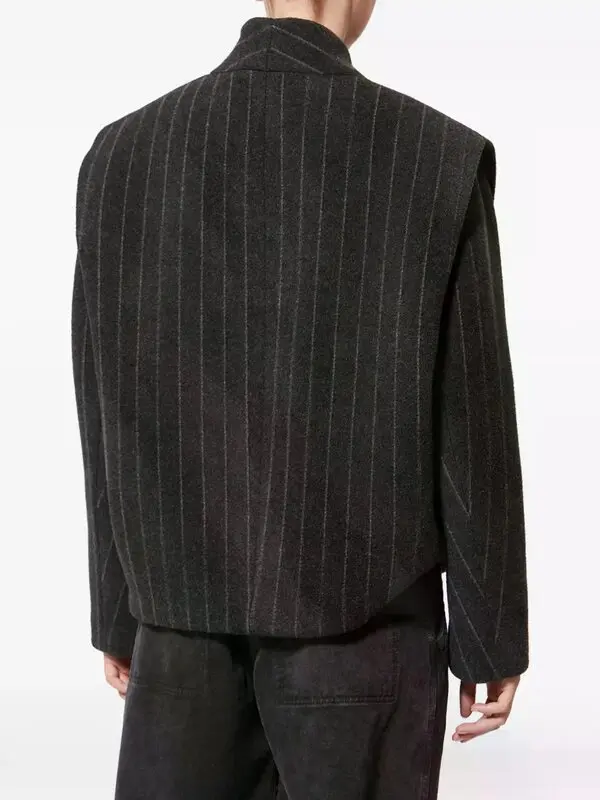Isabel Marant Étoile Dyogo Pinstripe Wool Blend Jacket
