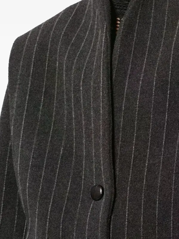 Isabel Marant Étoile Dyogo Pinstripe Wool Blend Jacket