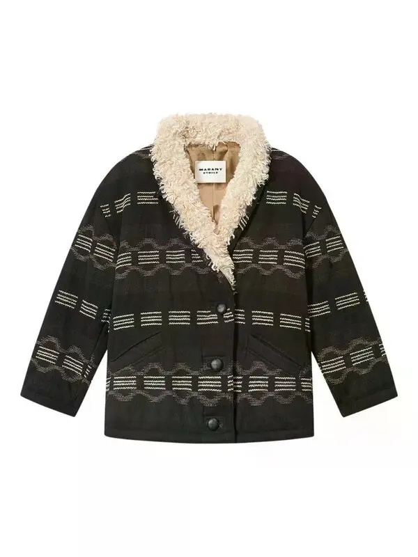 MARANT ETOILE Patterned Jacket - Black