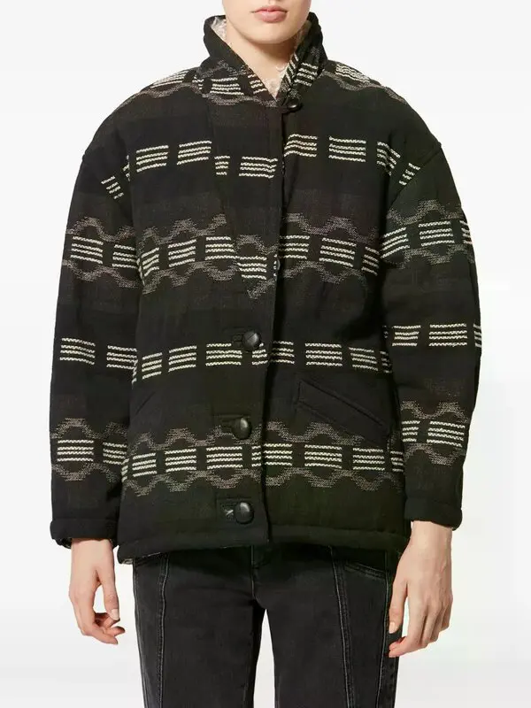 MARANT ETOILE Patterned Jacket - Black