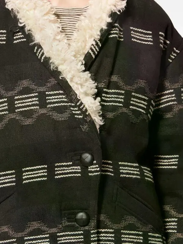 MARANT ETOILE Patterned Jacket - Black