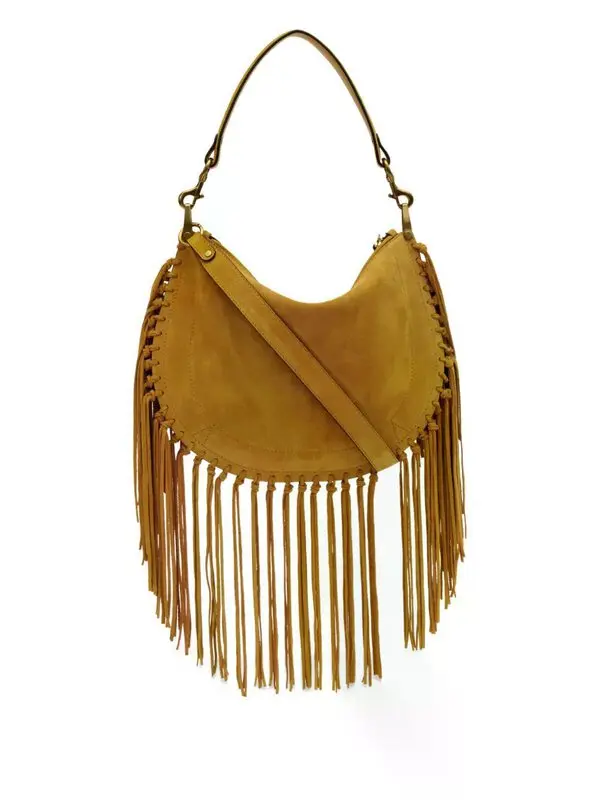 Isabel Marant Étoile Oskan Soft Fringed Shoulder Bag - Brown