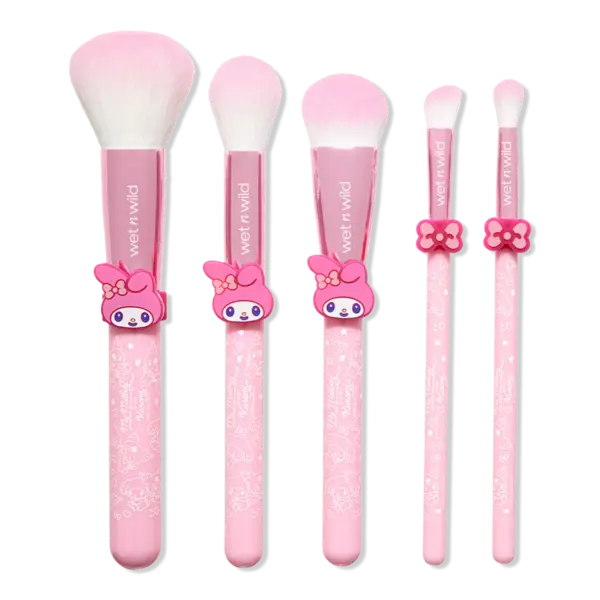 WET N WILD Melody Anniversary 5-piece Makeup Brush Set - One-color