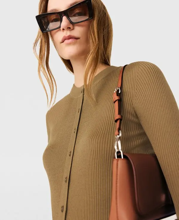 Stella McCartney Crewneck Fine Knit Cardigan
