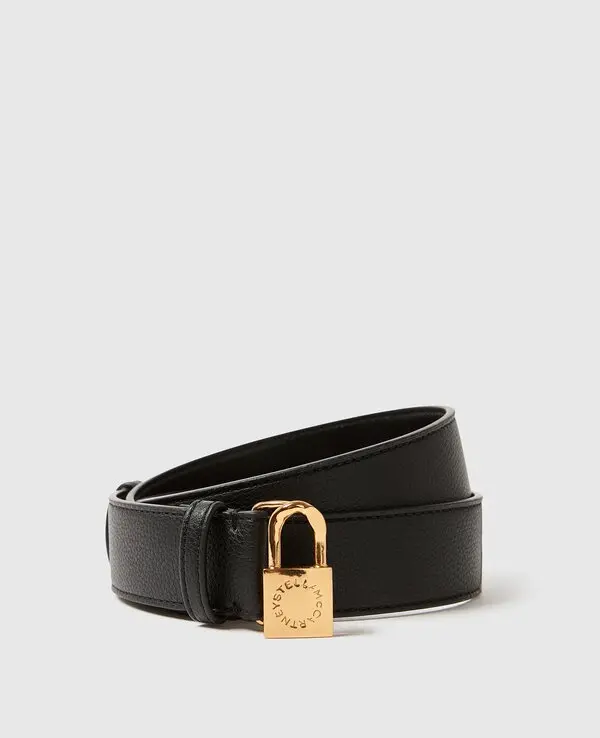 Stella McCartney Ryder Padlock Belt - Black