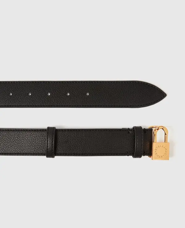 Stella McCartney Ryder Padlock Belt - Black